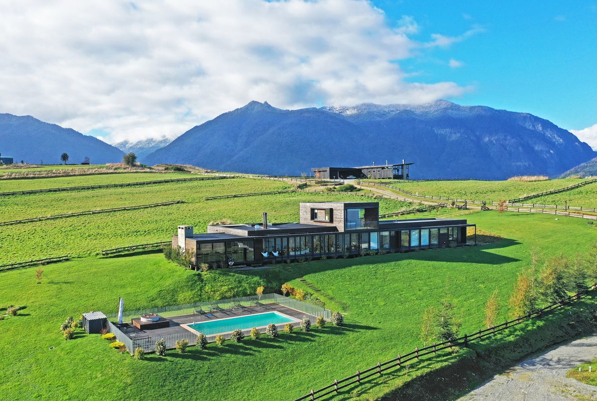 Casa con vista y acceso al Lago Ranco en Futrono, Región de Los Rios ...